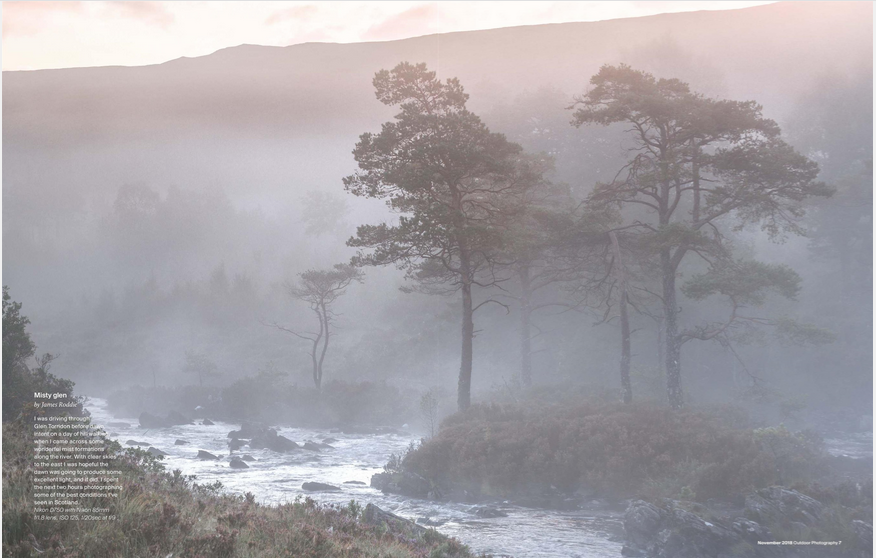 Outdoor Photography Magazine Opening Shot – JAMES RODDIE PHOTOGRAPHY
